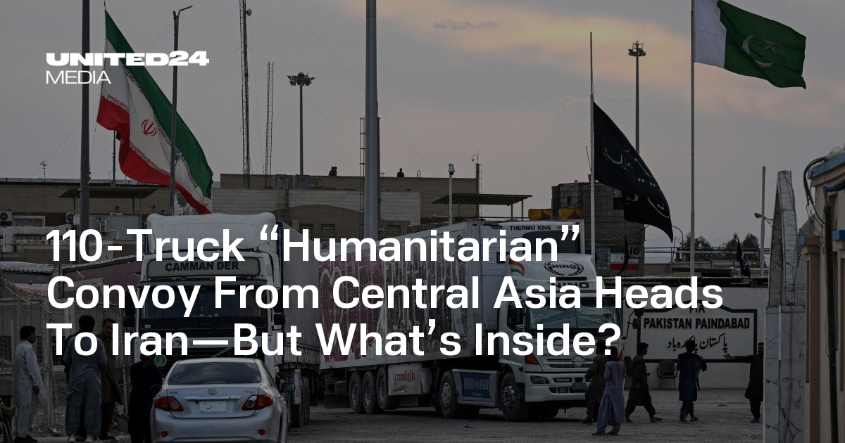 110-Truck “Humanitarian” Convoy From Central Asia Heads To Iran—But ...