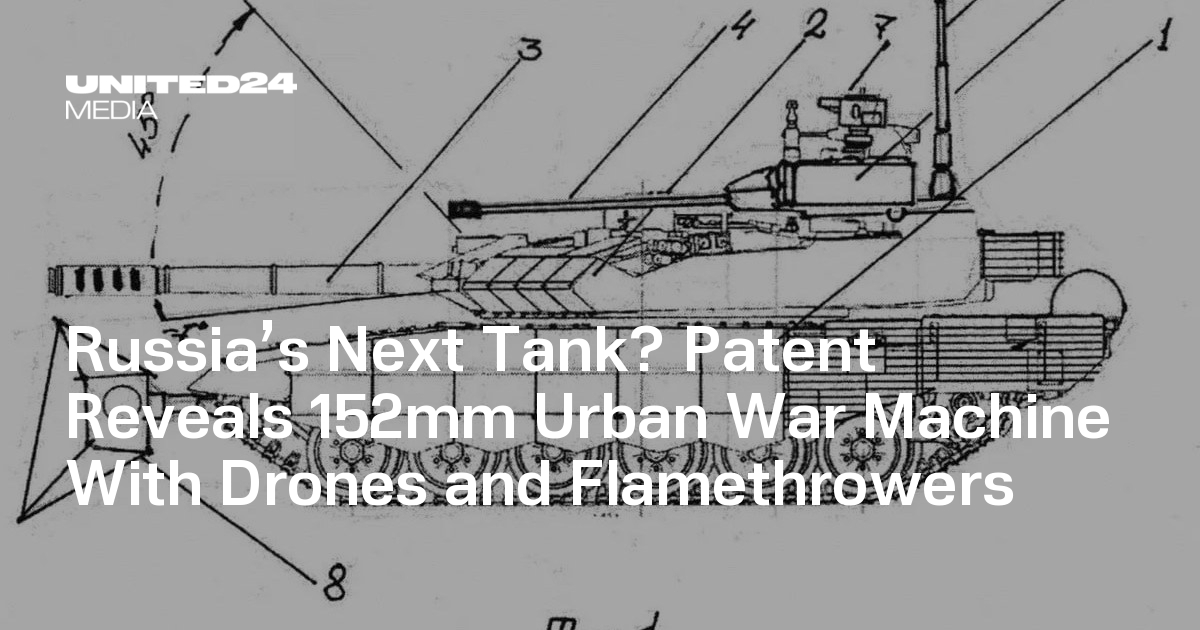Russia’s Next Tank? Patent Reveals 152mm Urban War Machine With Drones ...