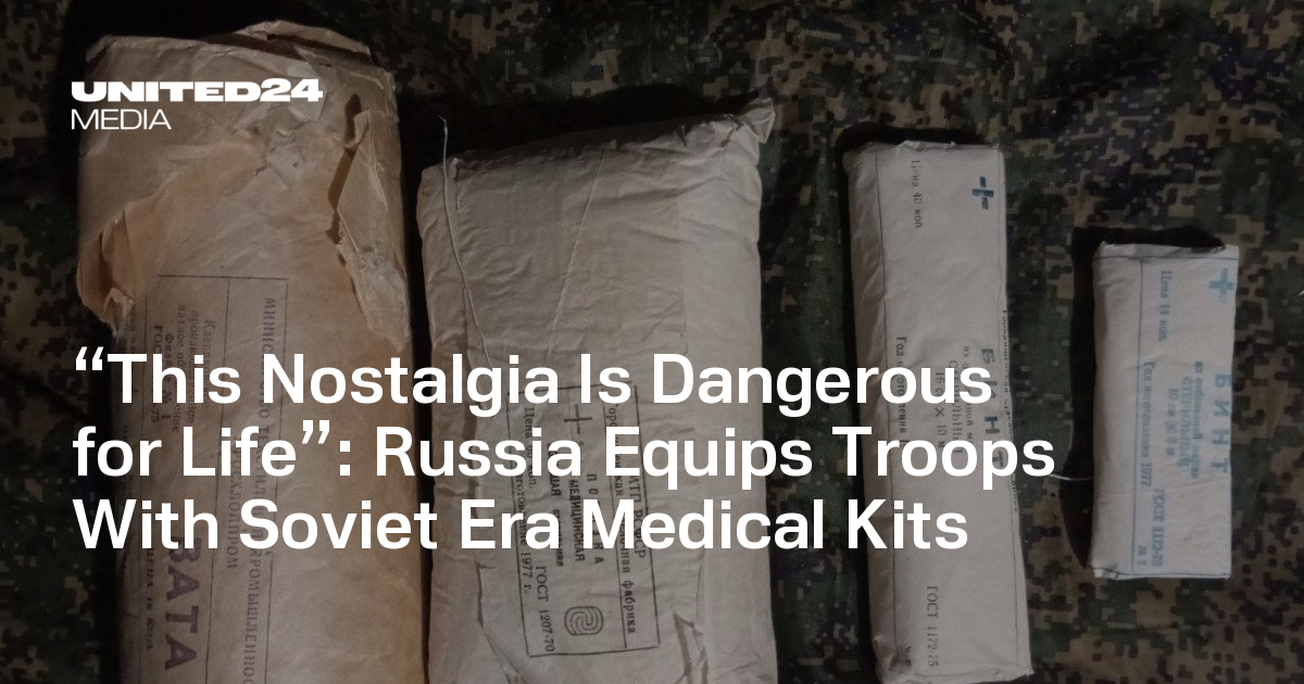 “This Nostalgia Is Dangerous for Life”: Russia Equips Troops With ...