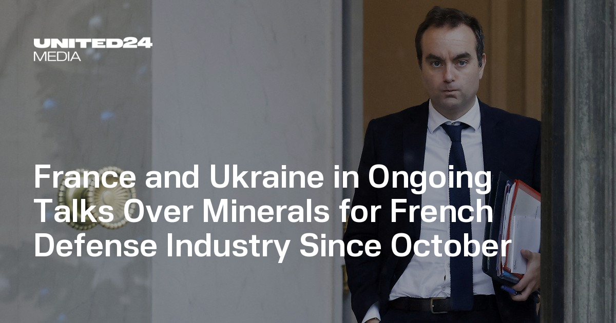 France and Ukraine in Ongoing Talks Over Minerals for French Defense ...