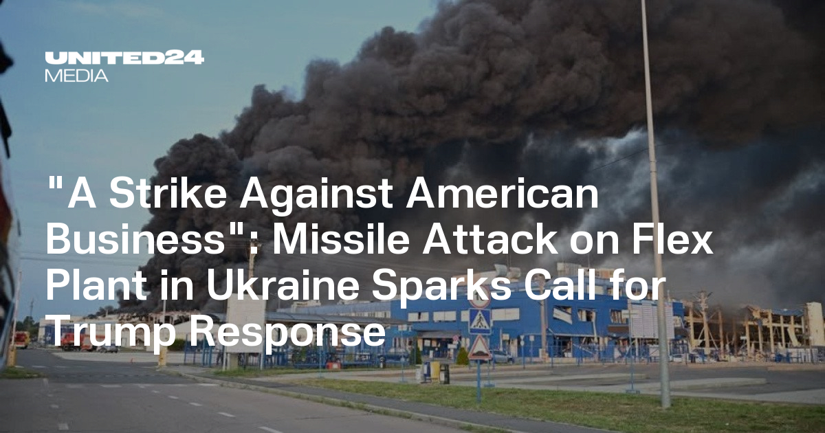 "A Strike Against American Business": Missile Attack on Flex Plant in ...