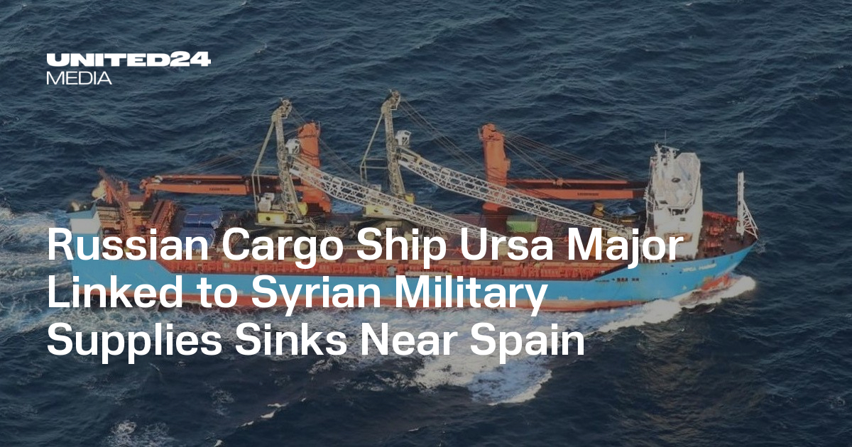 Russian Cargo Ship Ursa Major Linked to Syrian Military Supplies Sinks ...