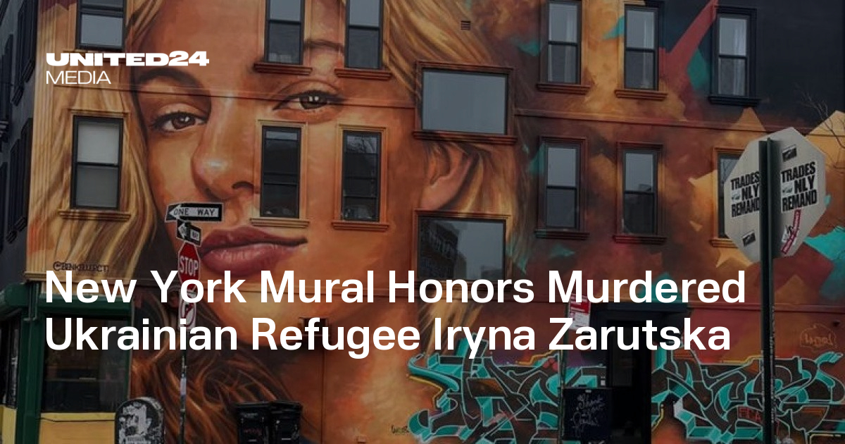 New York Mural Honors Murdered Ukrainian Refugee Iryna Zarutska ...
