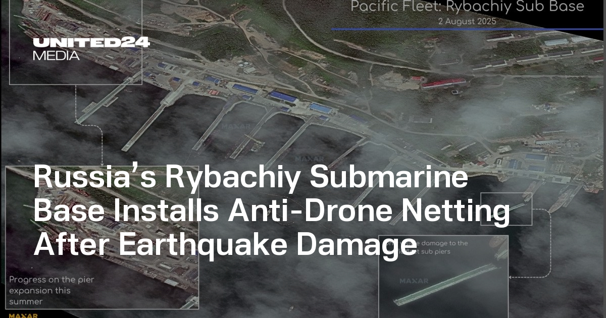 Russia’s Rybachiy Submarine Base Installs Anti-Drone Netting After ...