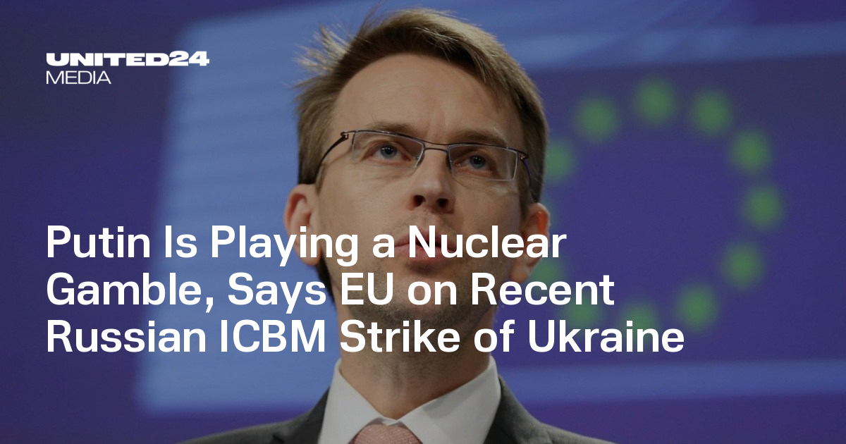 Putin Is Playing a Nuclear Gamble, Says EU on Recent Russian ICBM ...