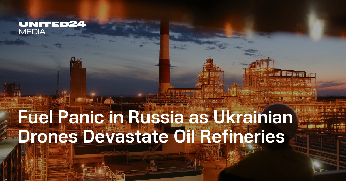 Fuel Panic in Russia as Ukrainian Drones Devastate Oil Refineries ...