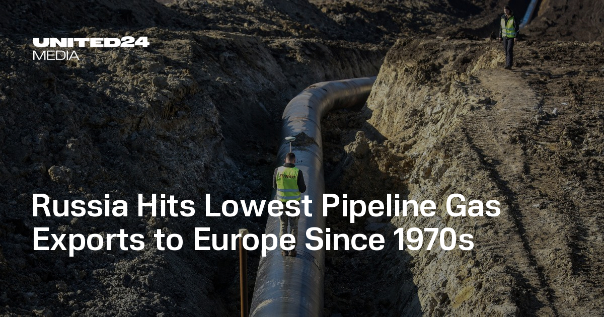 Russia Hits Lowest Pipeline Gas Exports to Europe Since 1970s ...