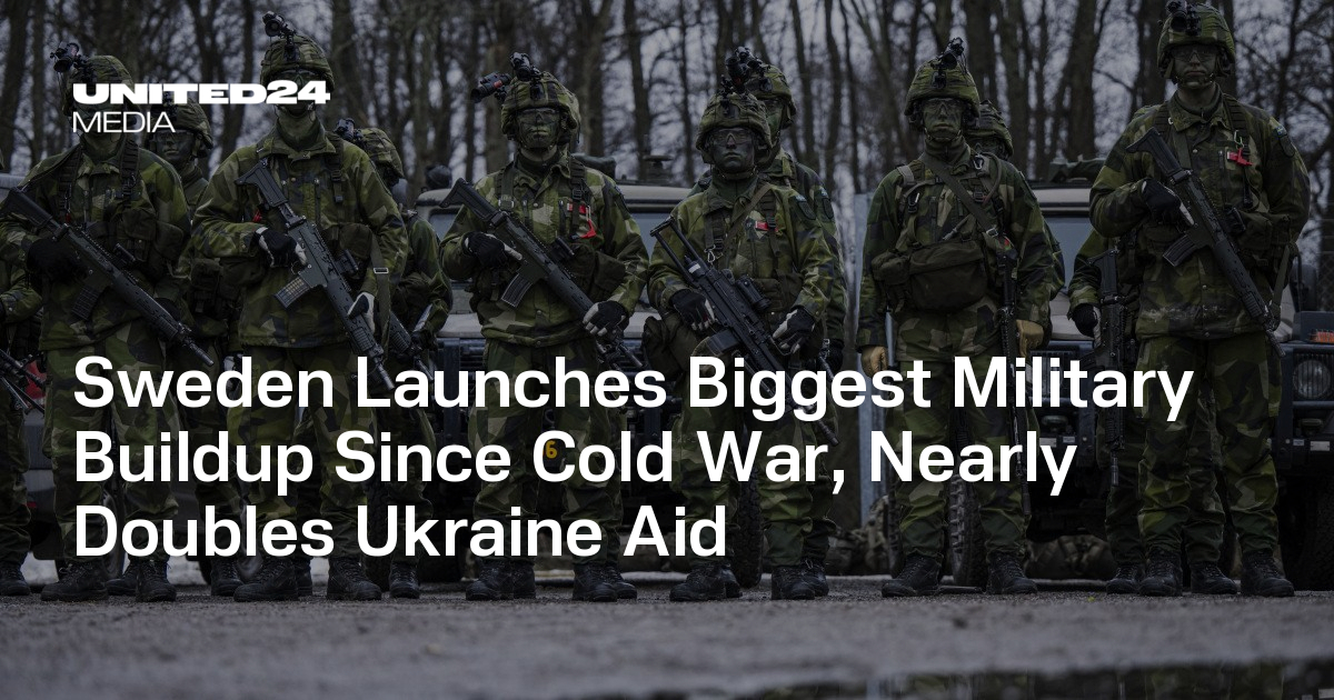 Sweden Launches Biggest Military Buildup Since Cold War, Raises Defense ...