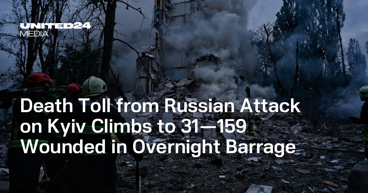 Death Toll from Russian Attack on Kyiv Climbs to 31—159 Wounded in ...