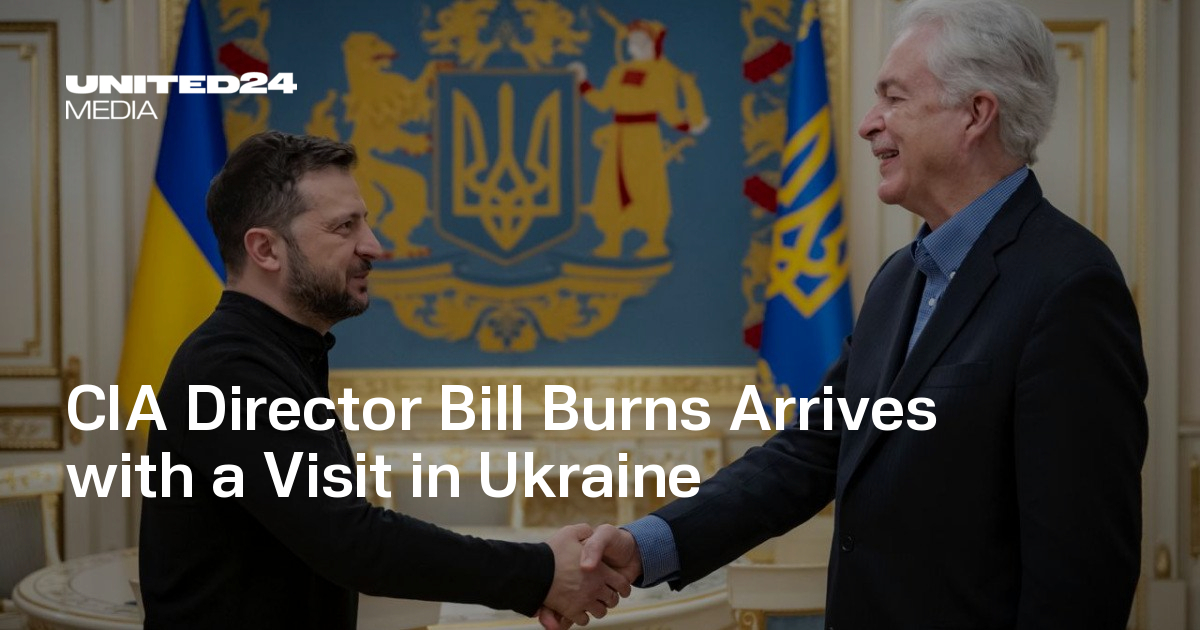 CIA Director Bill Burns Arrives with a Visit in Ukraine — UNITED24 Media