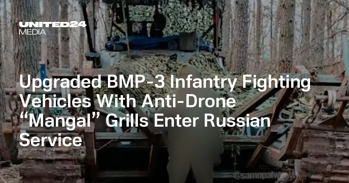 Upgraded BMP-3 Infantry Fighting Vehicles With Anti-Drone “Mangal ...