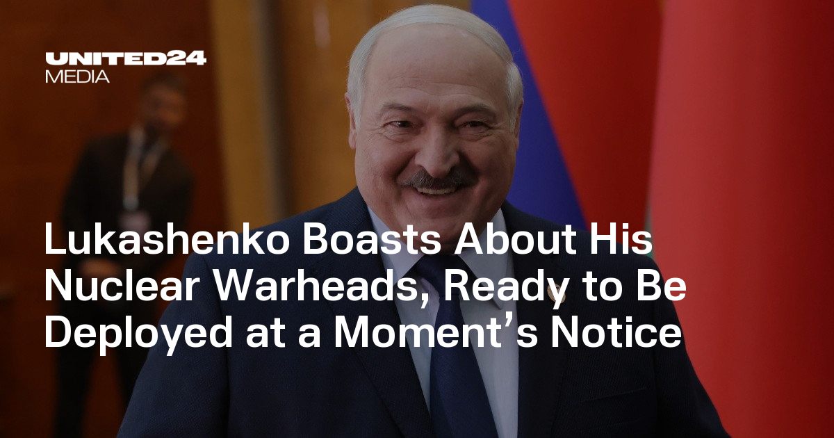 Lukashenko Boasts About His Nuclear Warheads, Ready to Be Deployed at a Moment’s Notice ...