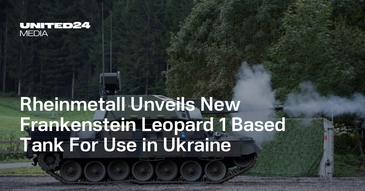 Rheinmetall Unveils New Frankenstein Leopard 1 Based Tank For Use in ...