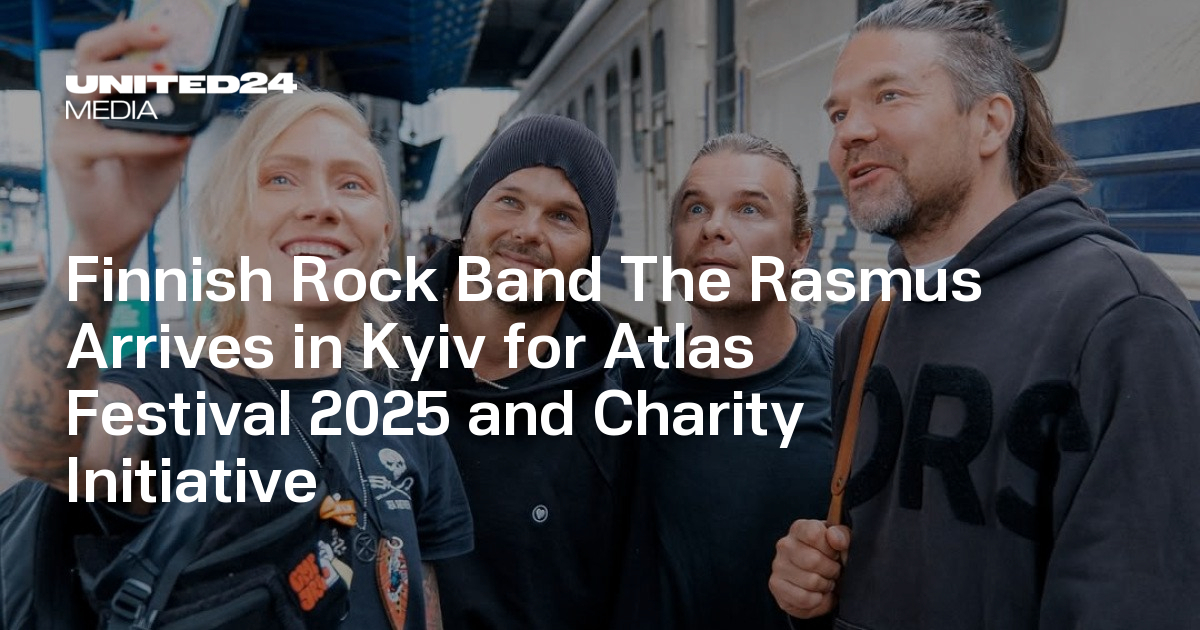 Finnish Rock Band The Rasmus Arrives in Kyiv for Atlas Festival 2025 ...