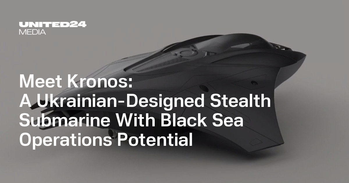 Meet Kronos: A Ukrainian-Designed Stealth Submarine With Black Sea ...