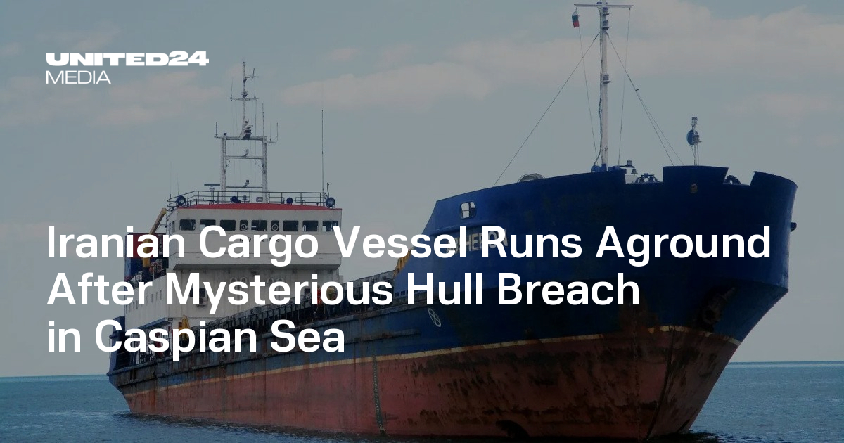 Iranian Cargo Vessel Runs Aground After Mysterious Hull Breach in ...
