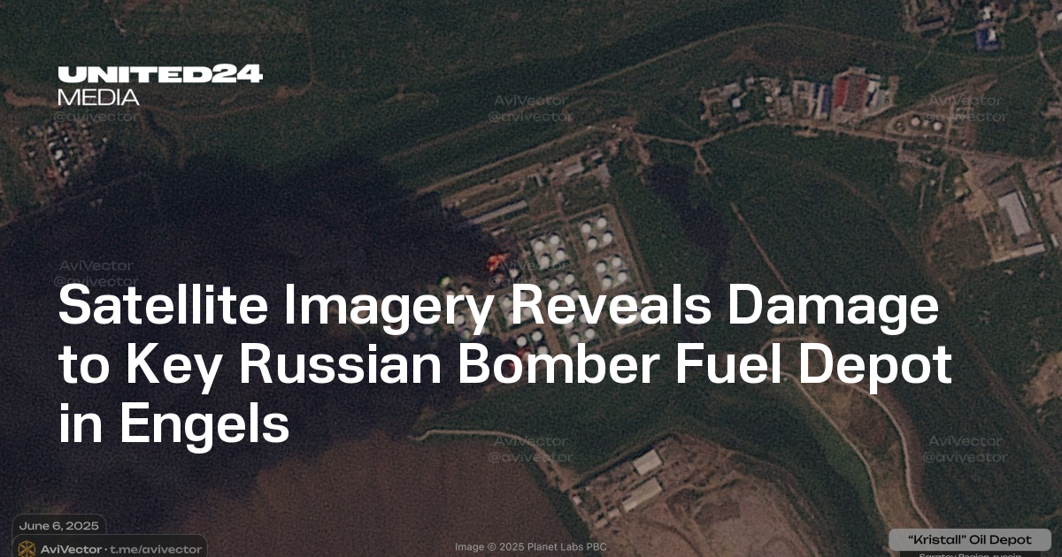 Satellite Imagery Reveals Damage to Key Russian Bomber Fuel Depot in ...