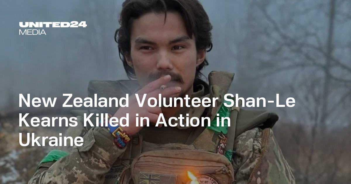 New Zealand Volunteer Shan-Le Kearns Killed by Russian Drone While ...