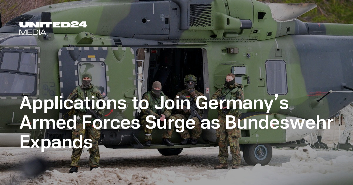 Applications to Join Germany’s Armed Forces Surge as Bundeswehr Expands ...