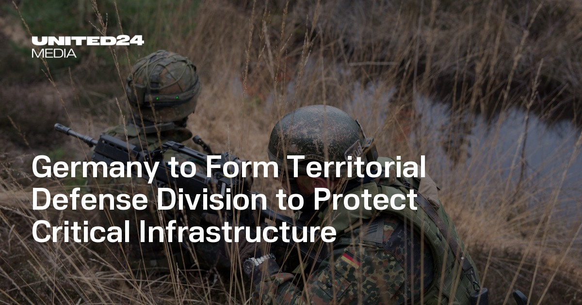 Germany to Form Territorial Defense Division to Protect Critical ...