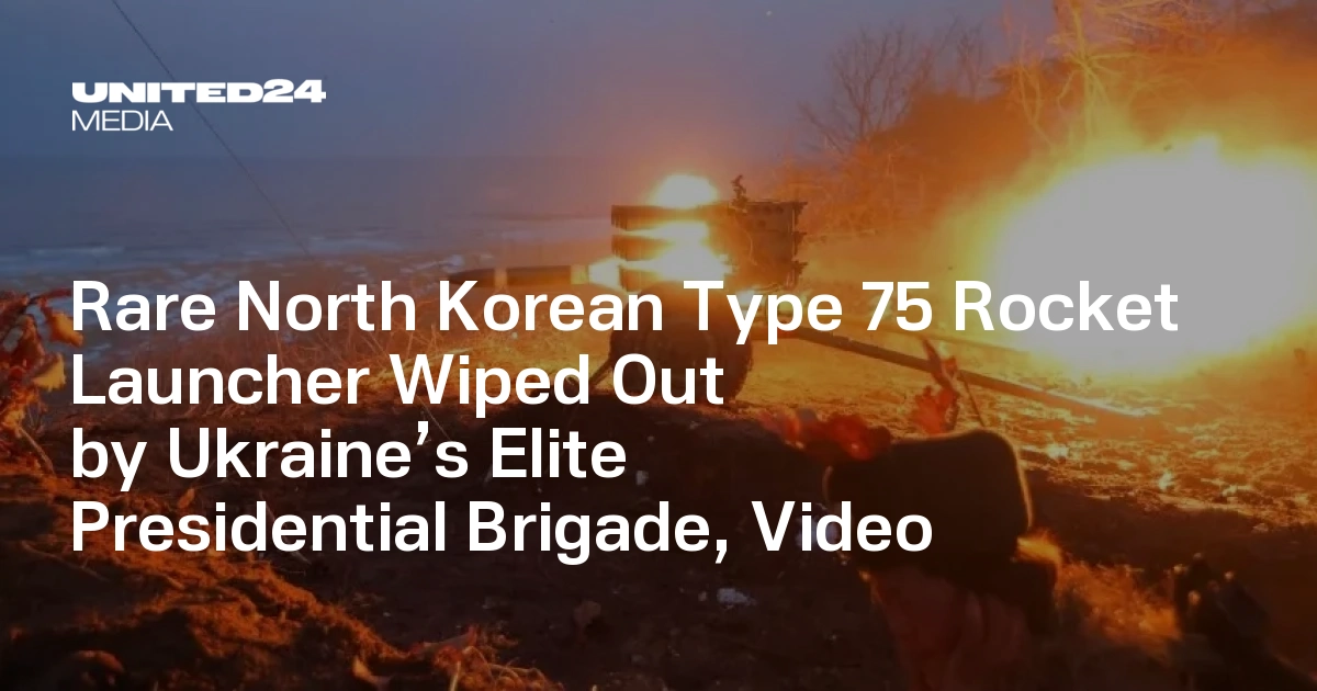 Rare North Korean Type 75 Rocket Launcher Wiped Out by Ukraine’s Elite ...