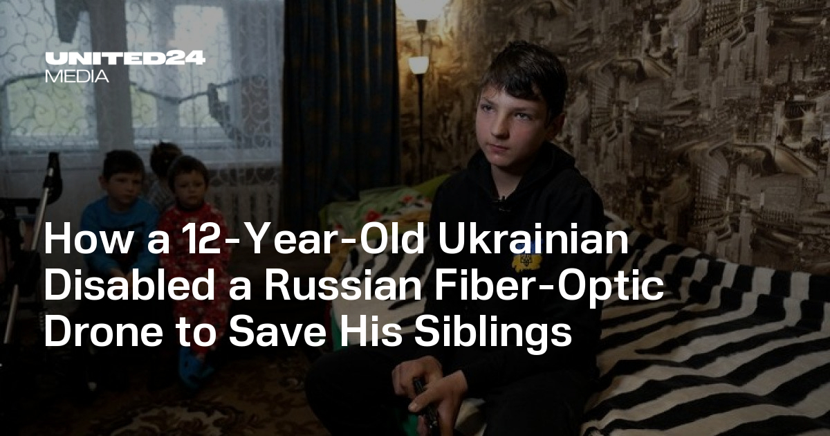 How a 12-Year-Old Ukrainian Disabled a Russian Fiber-Optic Drone to ...
