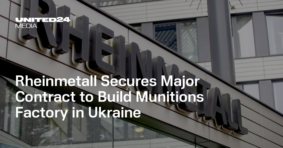 Rheinmetall Secures Major Contract to Build Munitions Factory in ...