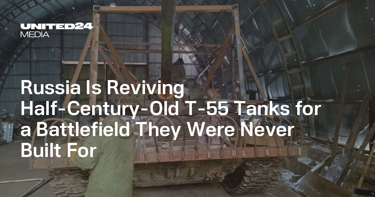 Russia Is Reviving Half-Century-Old T-55 Tanks for a Battlefield They ...