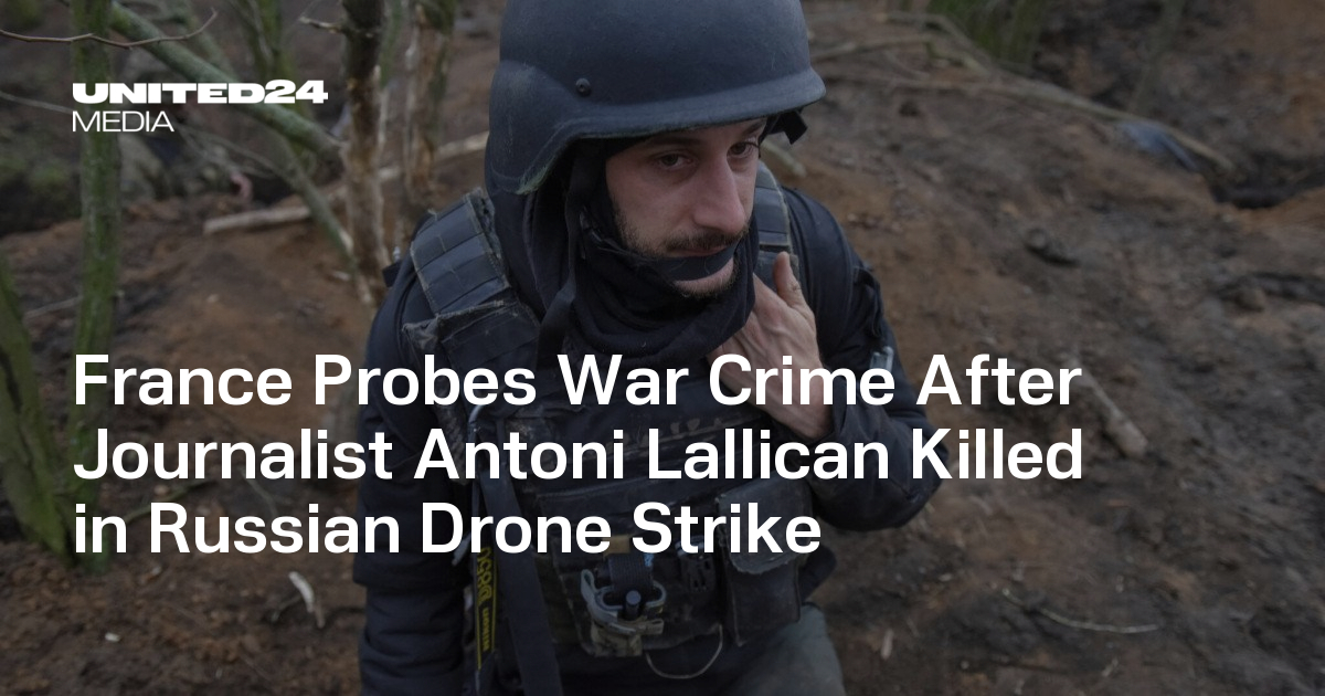 France Probes War Crime After Journalist Antoni Lallican Killed in ...