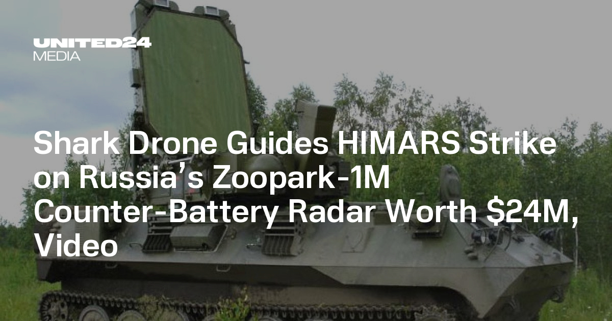 Shark Drone Guides HIMARS Strike on Russia’s Zoopark-1M Counter-Battery ...