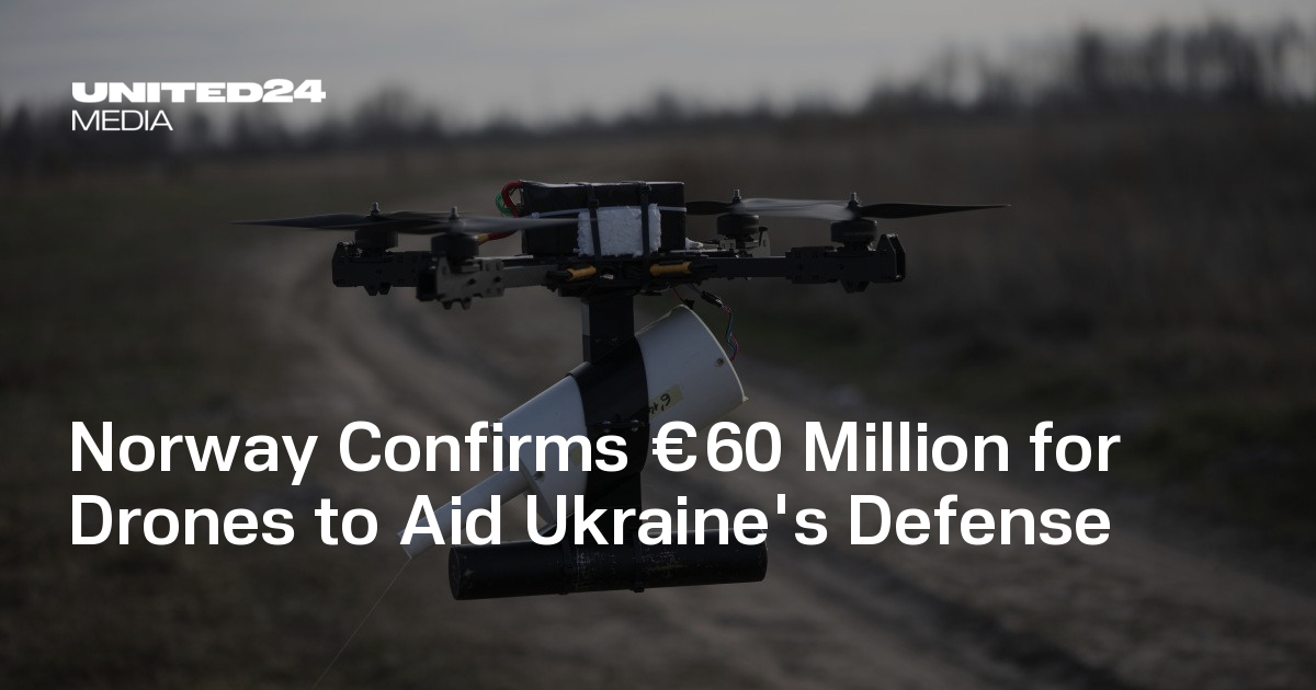 Norway Confirms €60 Million for Drones to Aid Ukraine's Defense ...