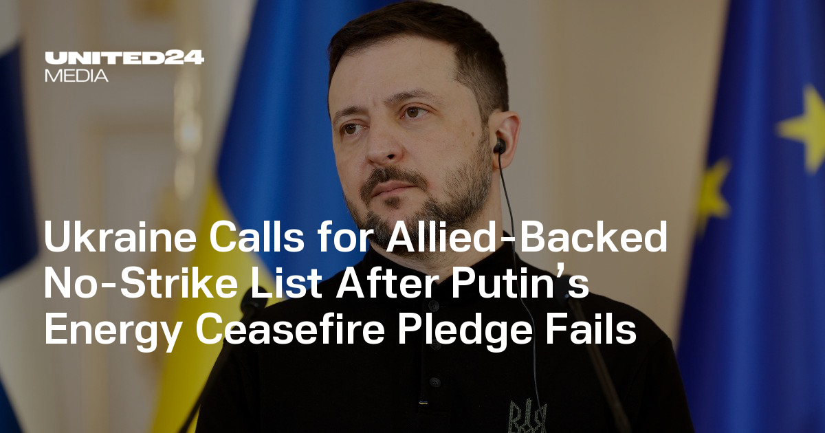 Ukraine Calls for Allied-Backed No-Strike List After Putin’s Energy ...