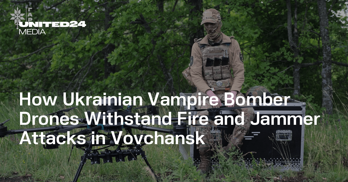 How Ukrainian Vampire Bomber Drones Withstand Fire and Jammer Attacks ...