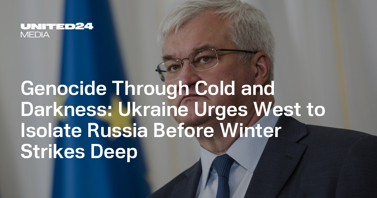 Genocide Through Cold and Darkness: Ukraine Urges West to Isolate ...