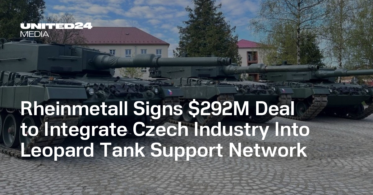 Rheinmetall Signs $292M Deal to Integrate Czech Industry Into Leopard ...