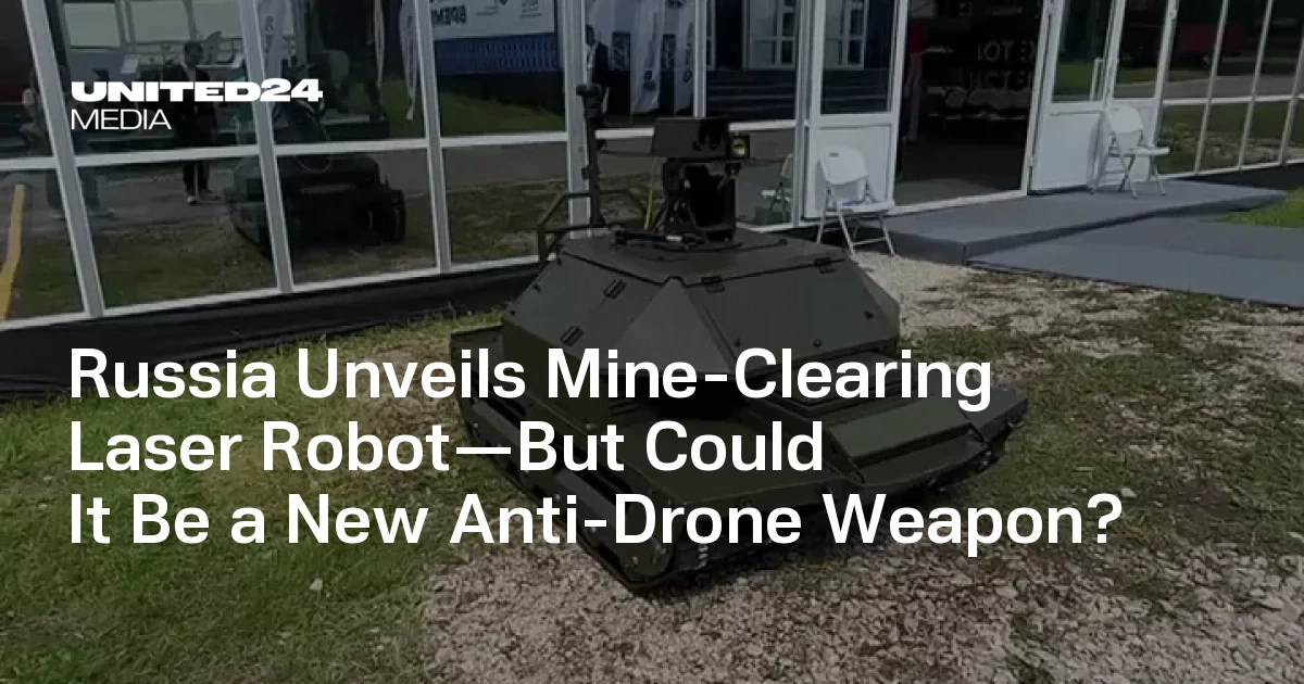 Russia Unveils Mine-Clearing Laser Robot—But Could It Be a New Anti ...