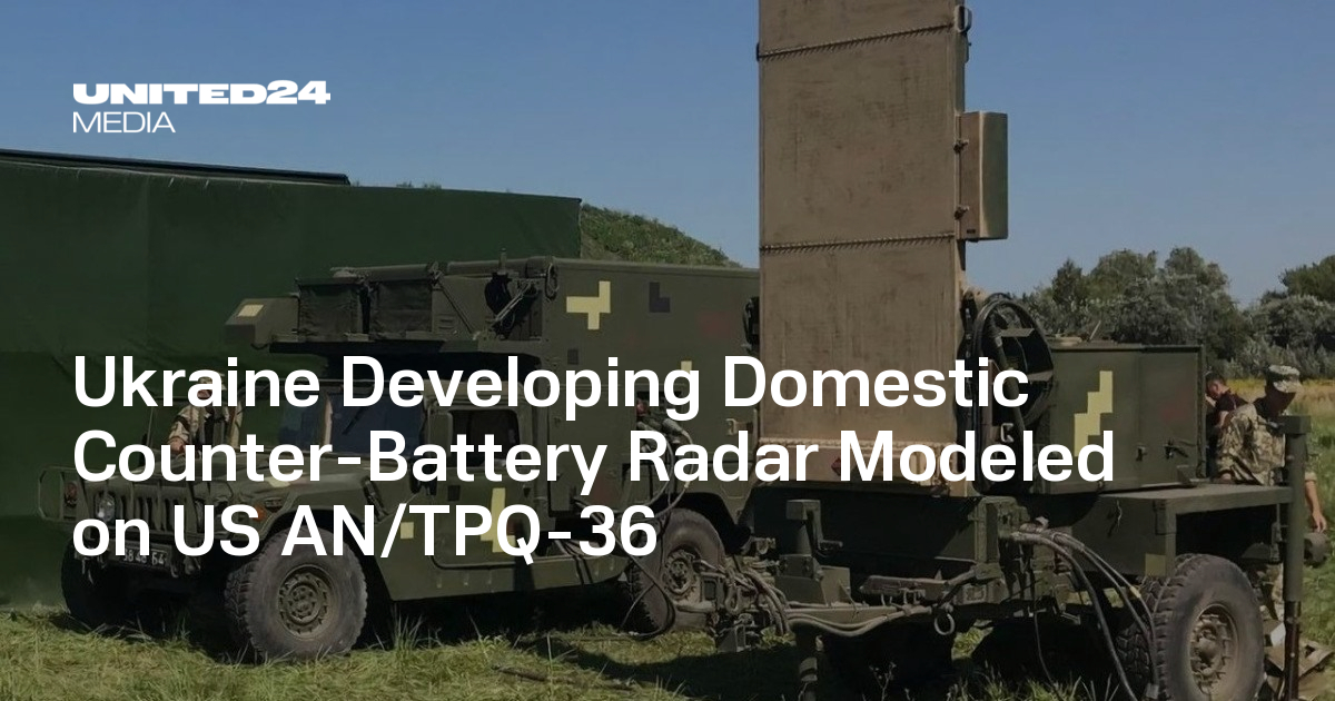 Ukraine Developing Domestic Counter-Battery Radar Modeled on US AN/TPQ ...