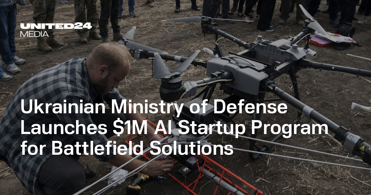 Ukrainian Ministry of Defense Launches $1M AI Startup Program for ...