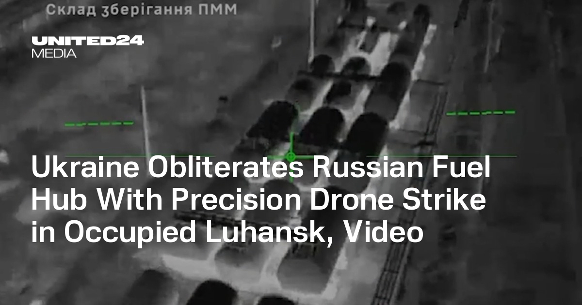 Ukraine Obliterates Russian Fuel Hub With Precision Drone Strike in ...