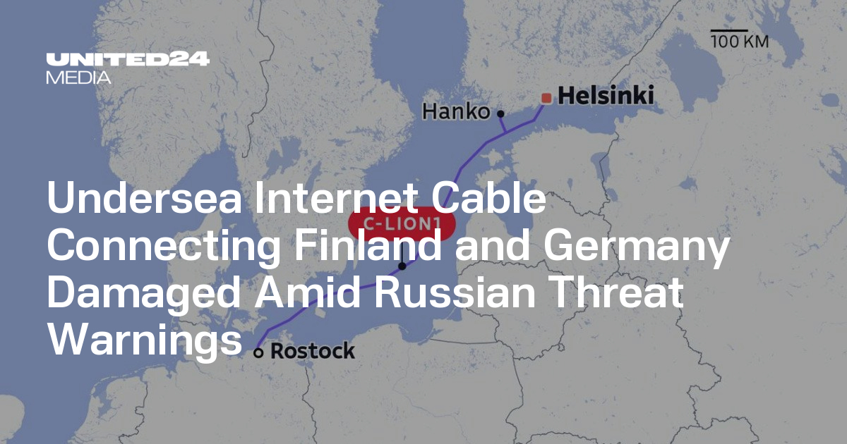 Undersea Internet Cable Connecting Finland and Germany Damaged Amid ...