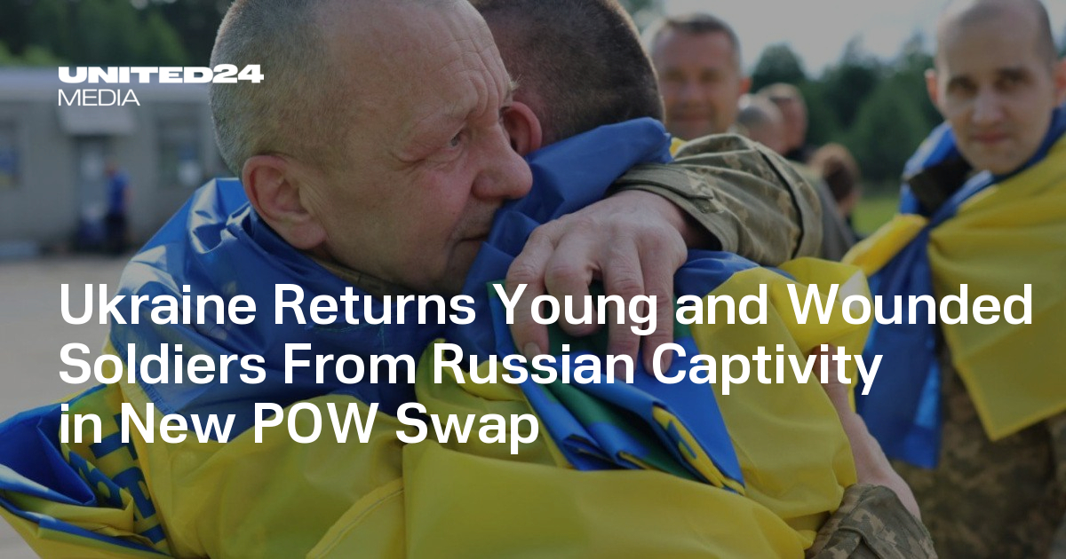 Ukraine Returns Young and Wounded Soldiers From Russian Captivity in ...