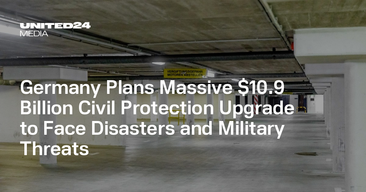 Germany Plans Massive $10.9 Billion Civil Protection Upgrade to Face ...