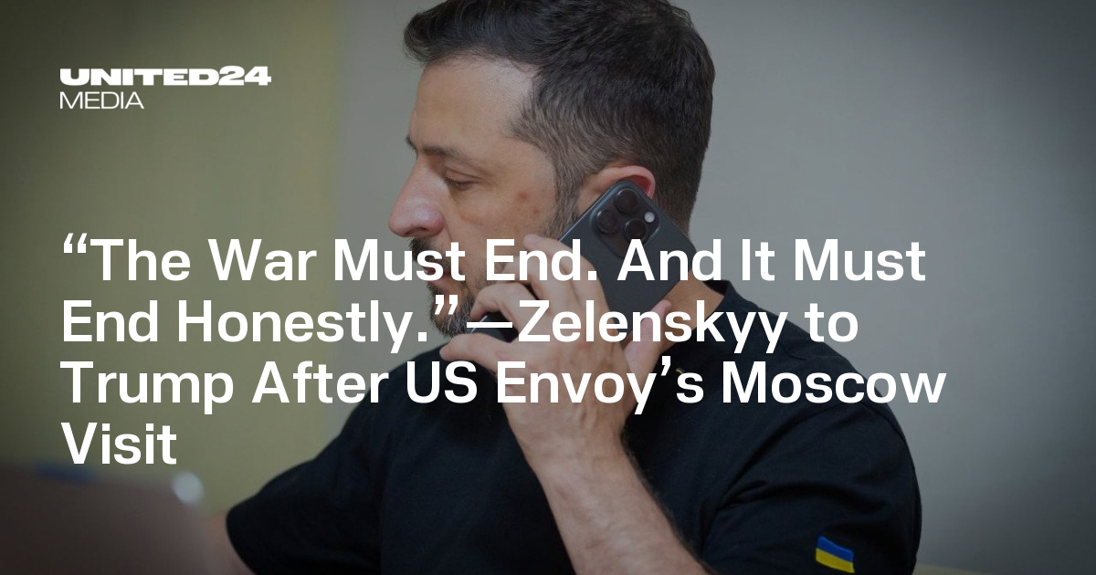 “The War Must End. And It Must End Honestly.”—Zelenskyy to Trump After ...