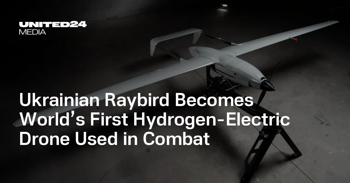 Ukrainian Raybird Becomes World’s First Hydrogen-Electric Drone Used in ...