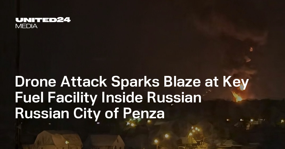 Drone Attack Sparks Blaze at Key Fuel Facility Inside Russian Russian ...