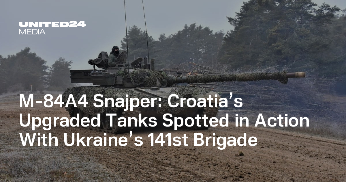 M-84A4 Snajper: Croatia’s Upgraded Tanks Spotted in Action With Ukraine ...