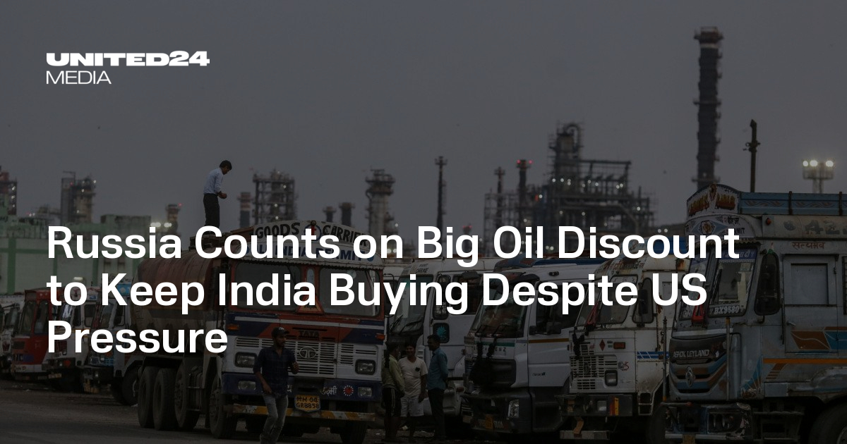 Russia Counts on Big Oil Discount to Keep India Buying Despite US ...