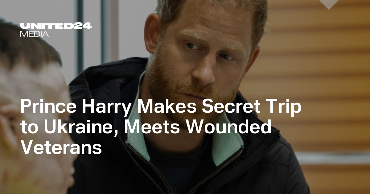 Prince Harry Makes Secret Trip to Ukraine, Meets Wounded Veterans ...