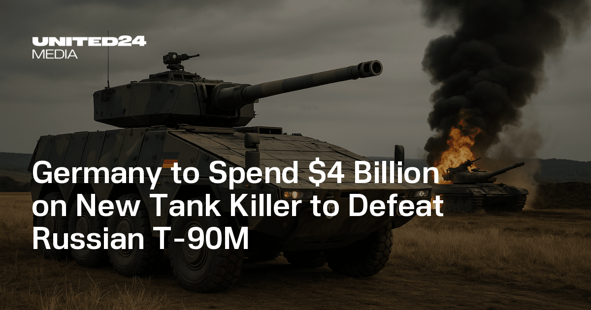Germany to Spend $4 Billion on New Tank Killer to Defeat Russian T-90M ...