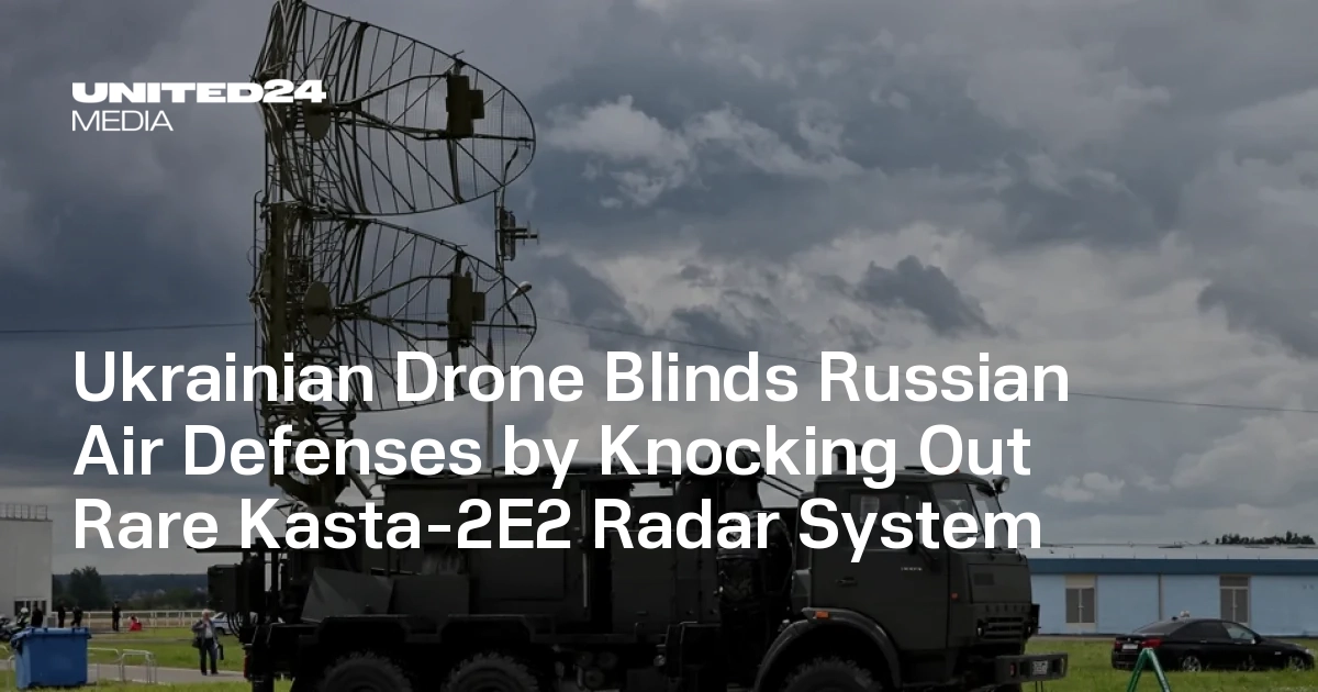Ukrainian Drone Blinds Russian Air Defenses by Knocking Out Rare Kasta ...